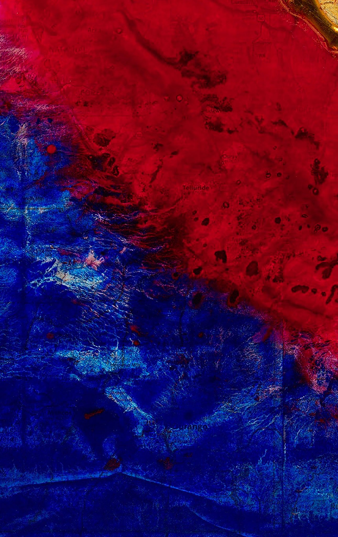 Colorado Flag Map (photo print) – Brian Billow & Michele Scrivner