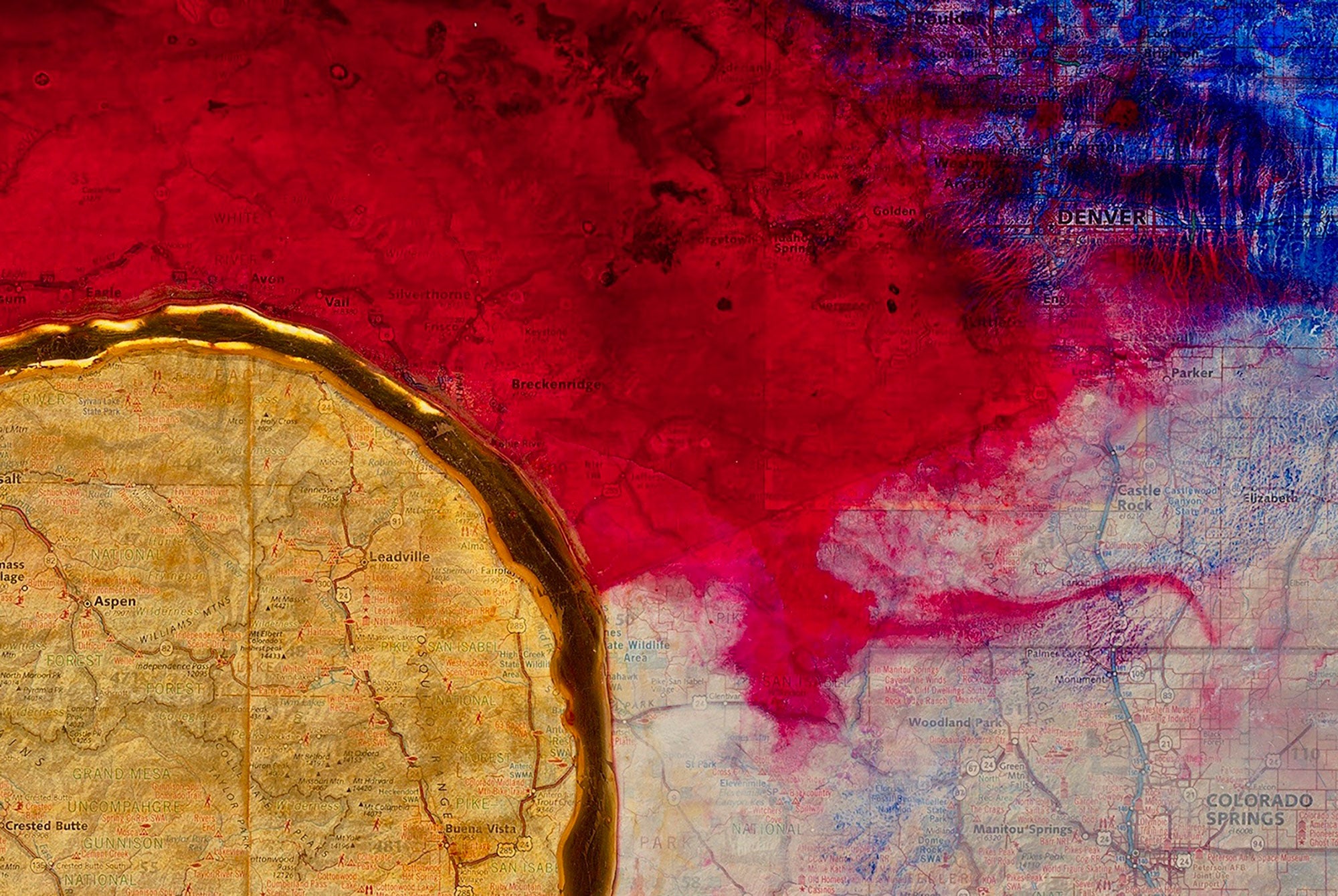 Colorado Flag Map (photo print) – Brian Billow & Michele Scrivner