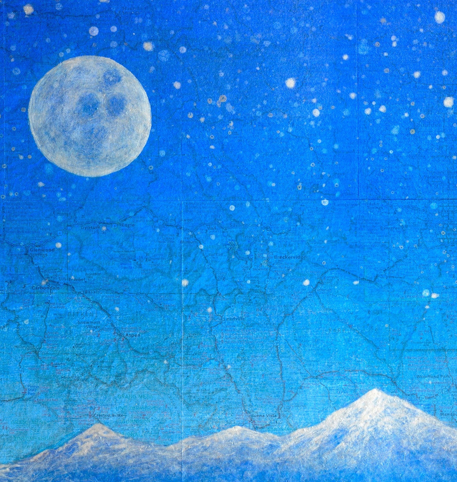 Colorado Autumn Map (photo print) – Brian Billow & Michele Scrivner