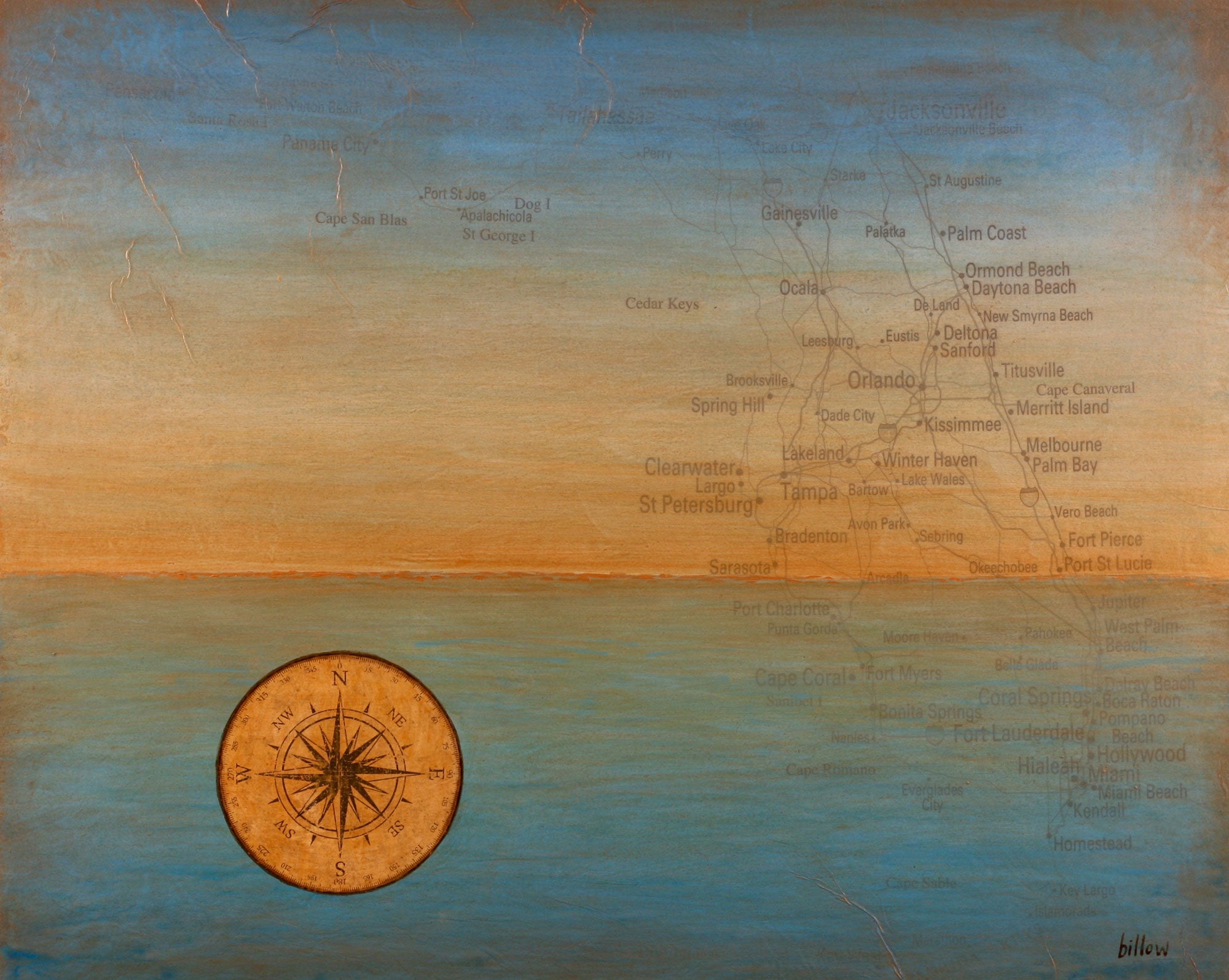 Florida New World Mariner's Star (photo print) – Brian Billow & Michele ...