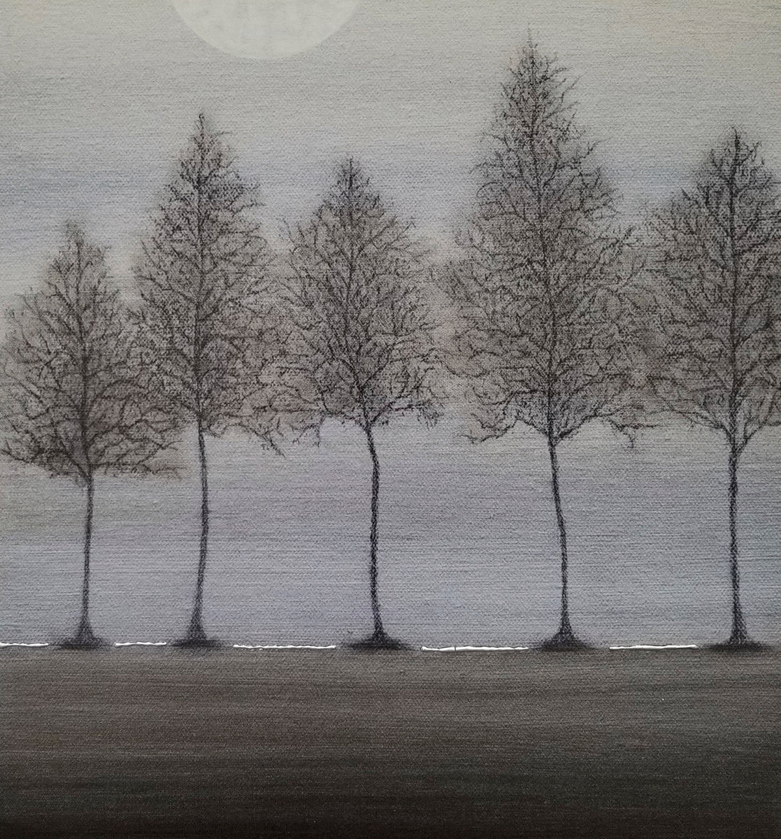 Graphite Trees (canvas wrap) – Brian Billow & Michele Scrivner